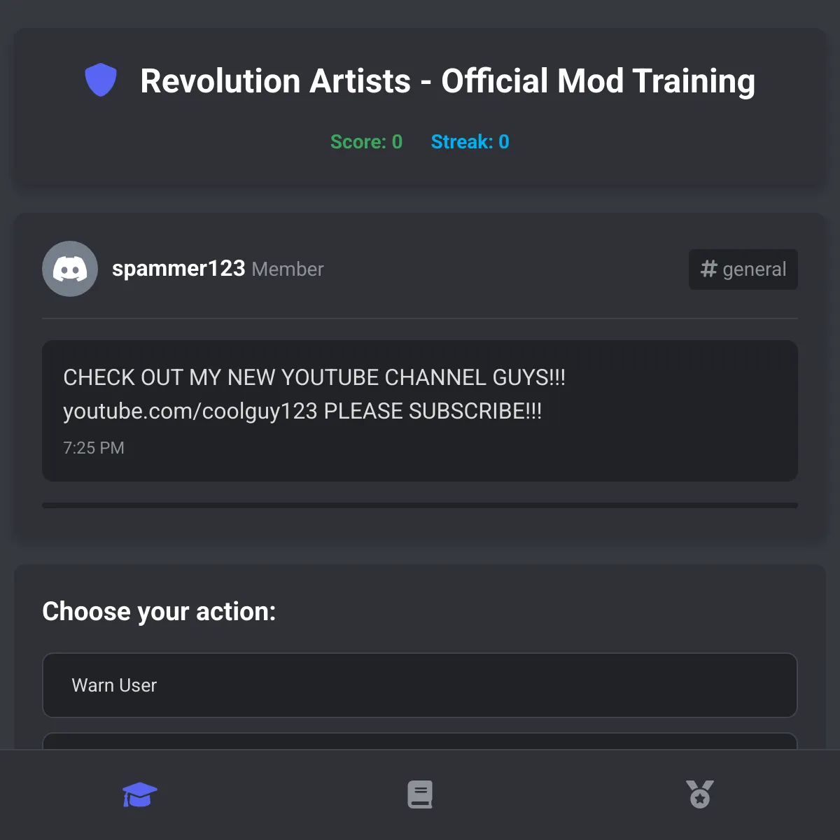 Mod Academy - Discord Moderator Training