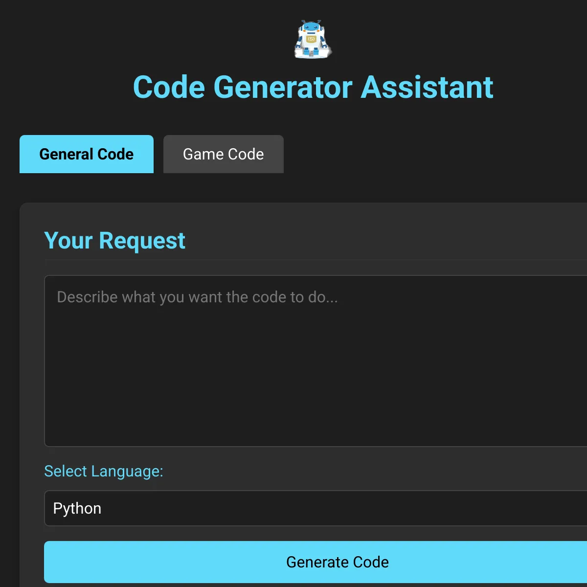 Code Generator Assistant