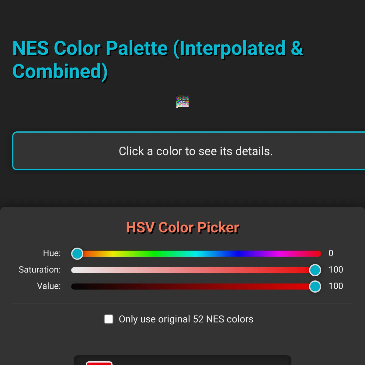 Indexed Color Finder
