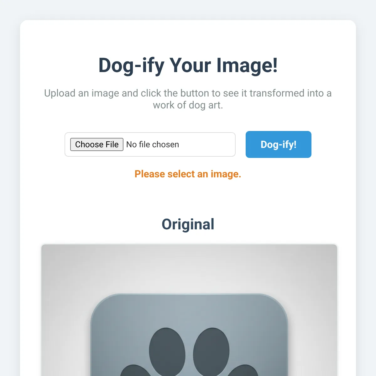 Dog-ify Your Image!