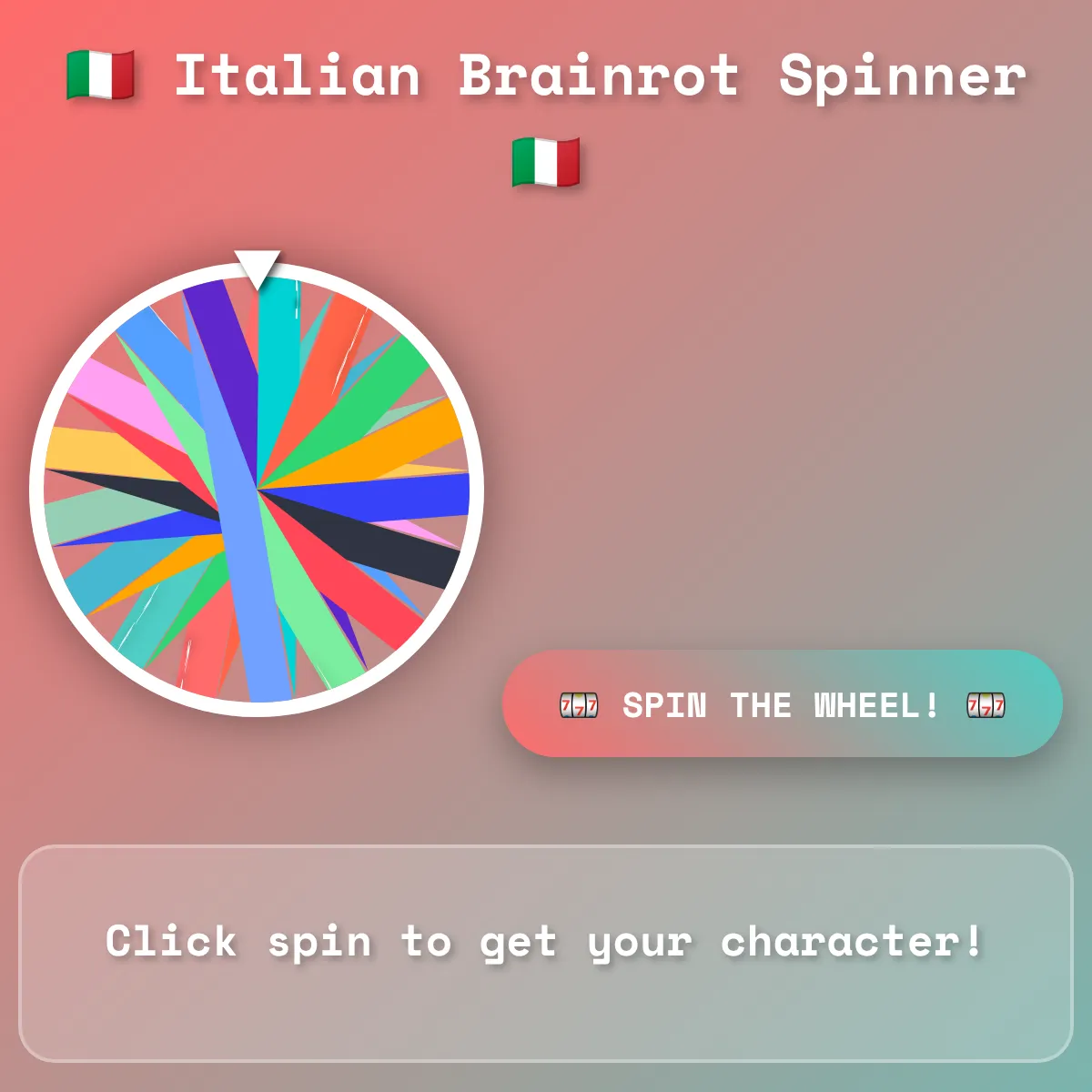 Italian Brainrot Spinner