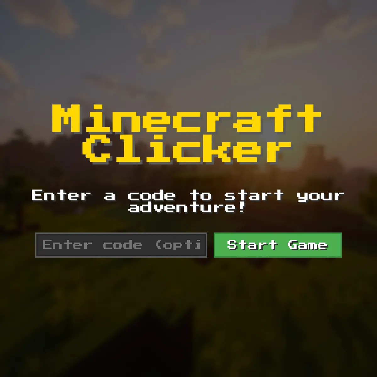 Minecraft Clicker