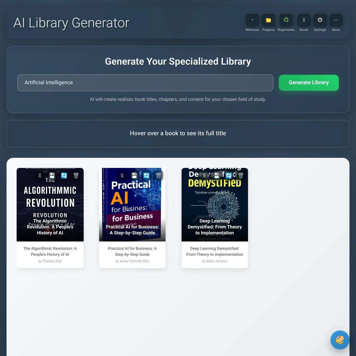 Dynamic Specialized Library