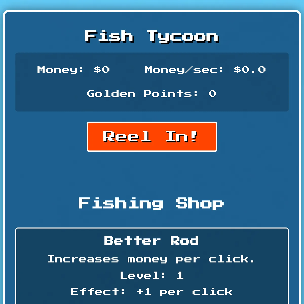 Fish Tycoon Rework