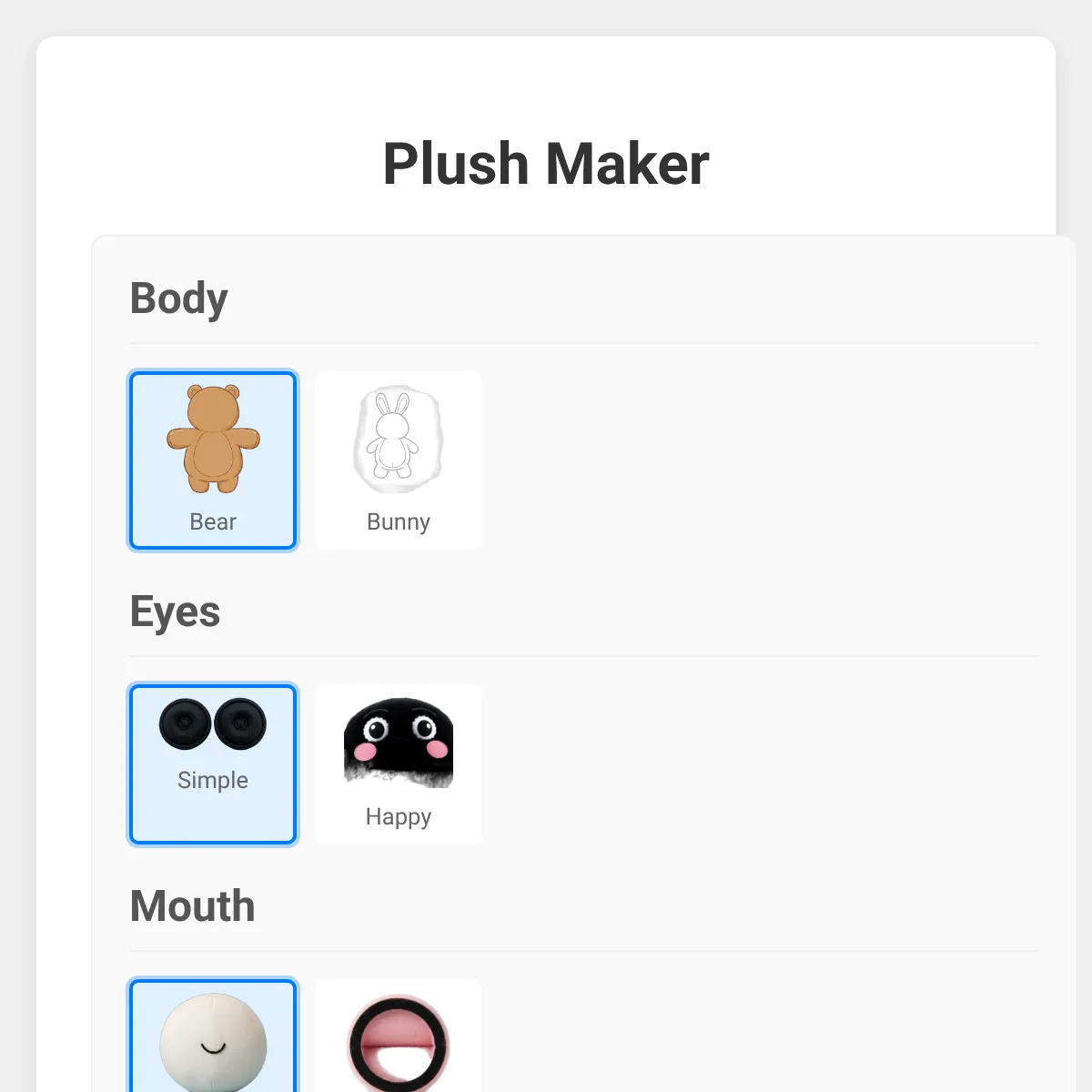 Plush Maker