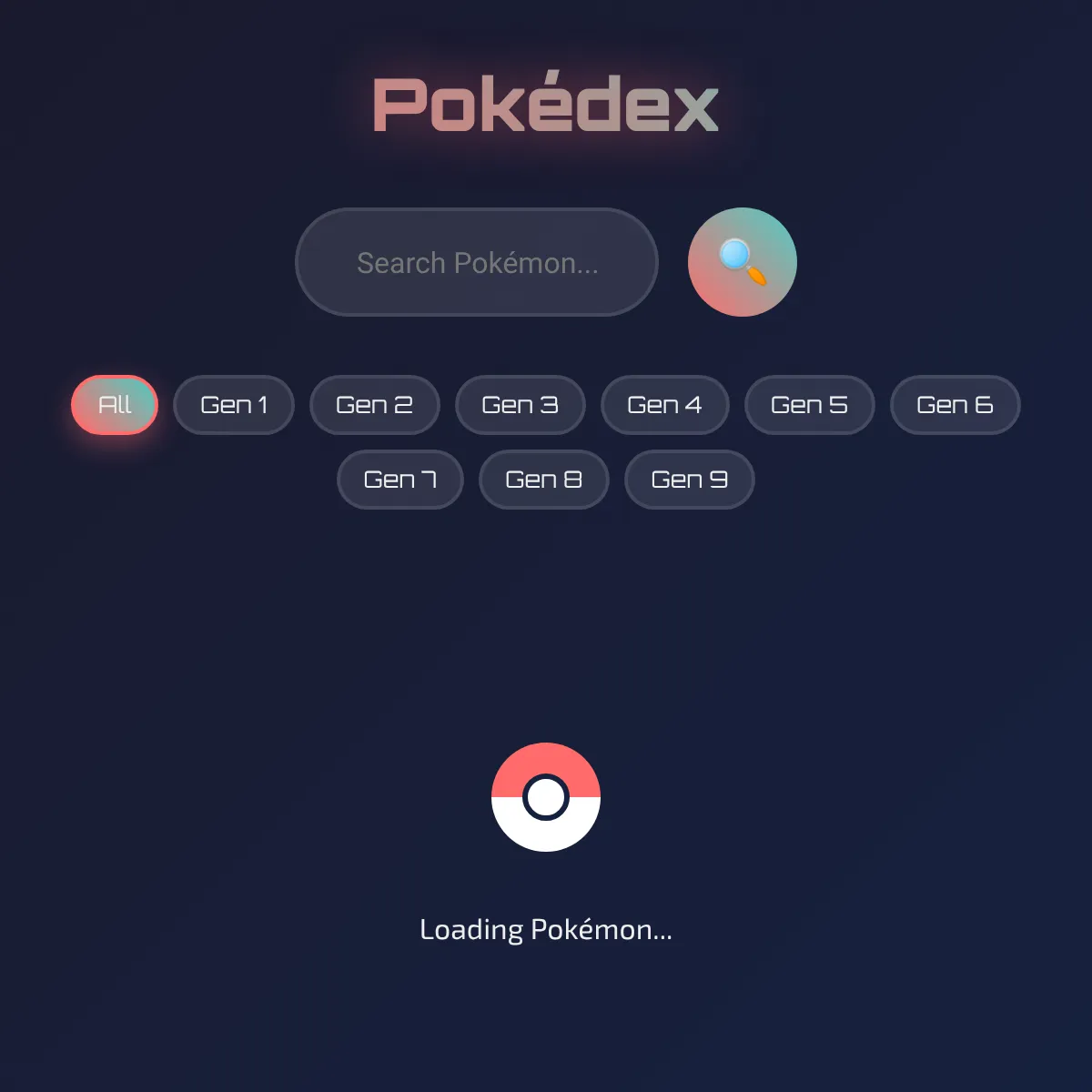 Pokédex Interactive