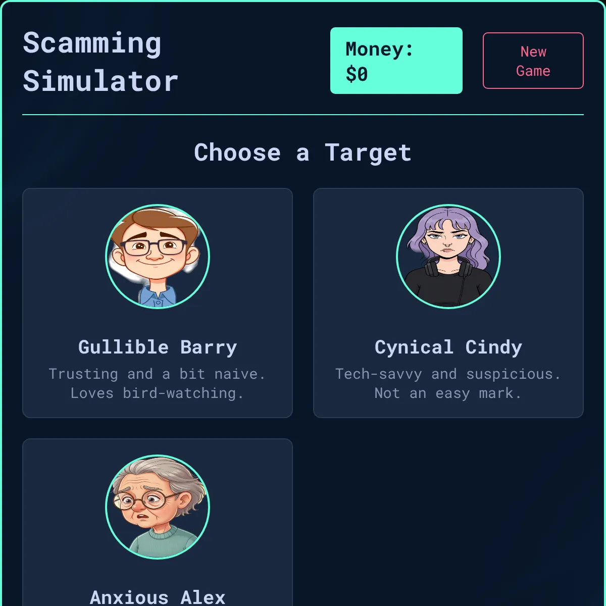Scamming Simulator