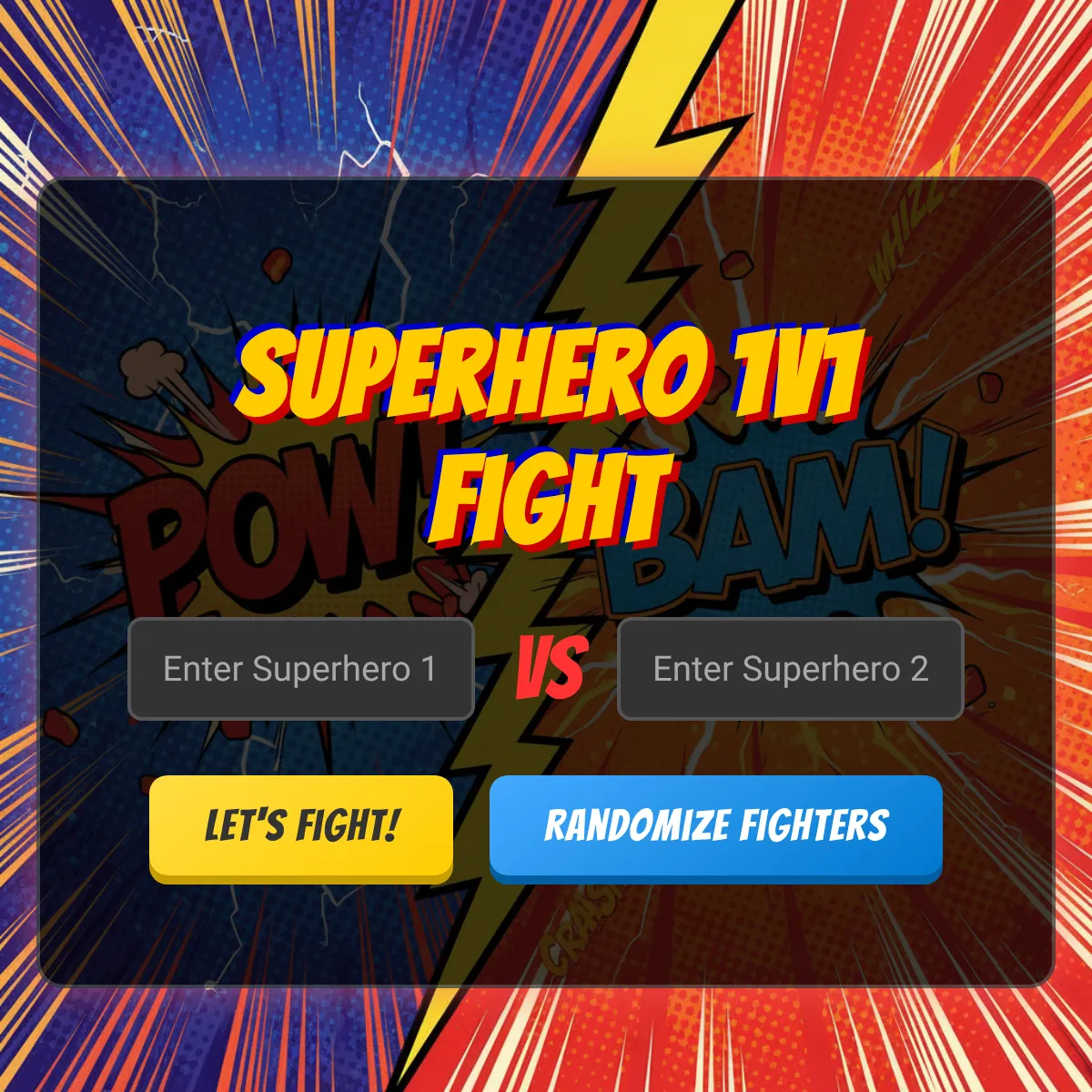 Superhero 1v1 Fight
