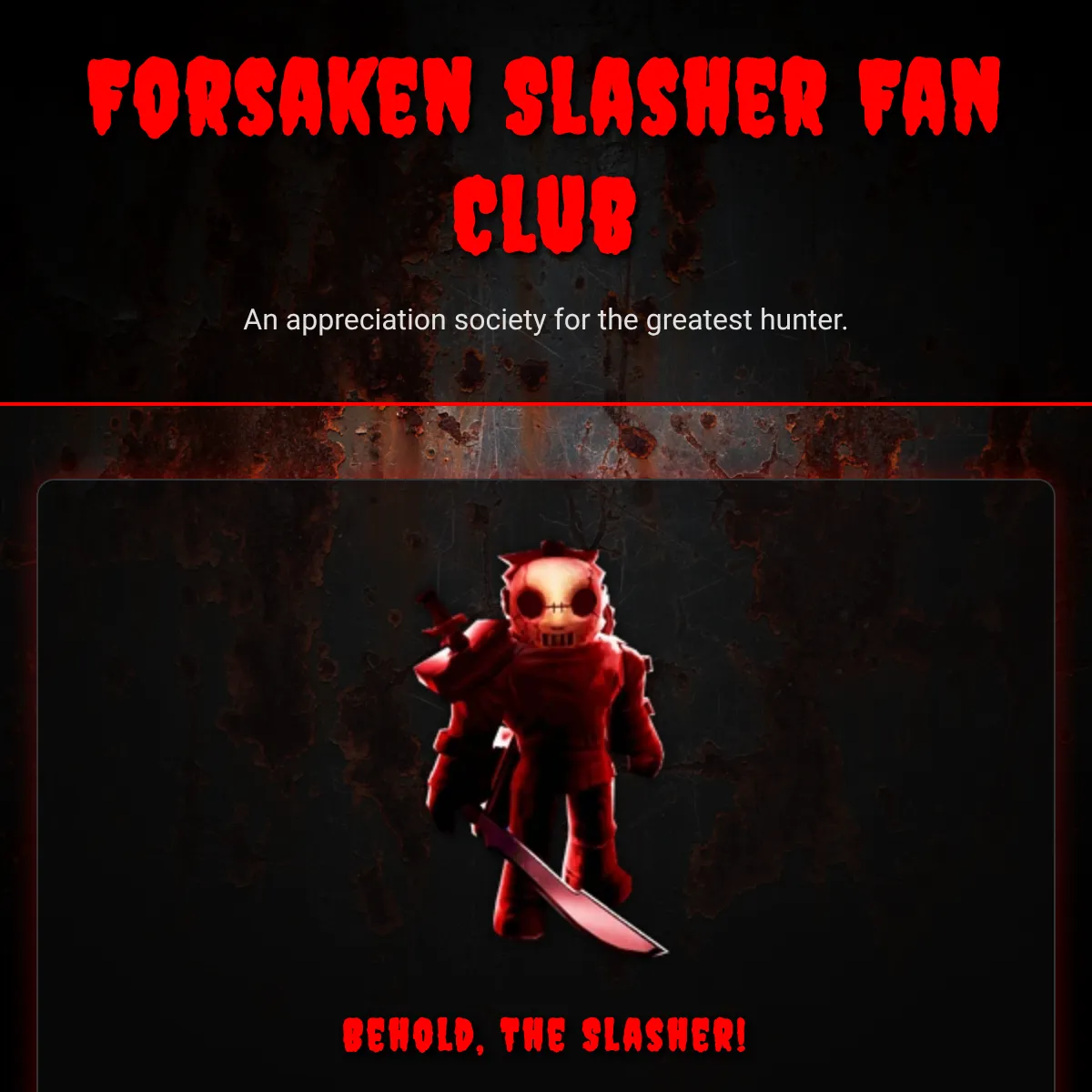 The Slasher Fan Club