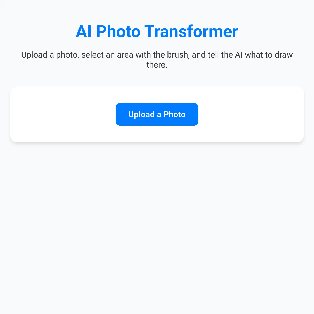 AI Photo Transformer