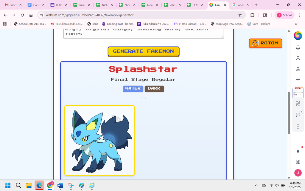 Fakemon Generator