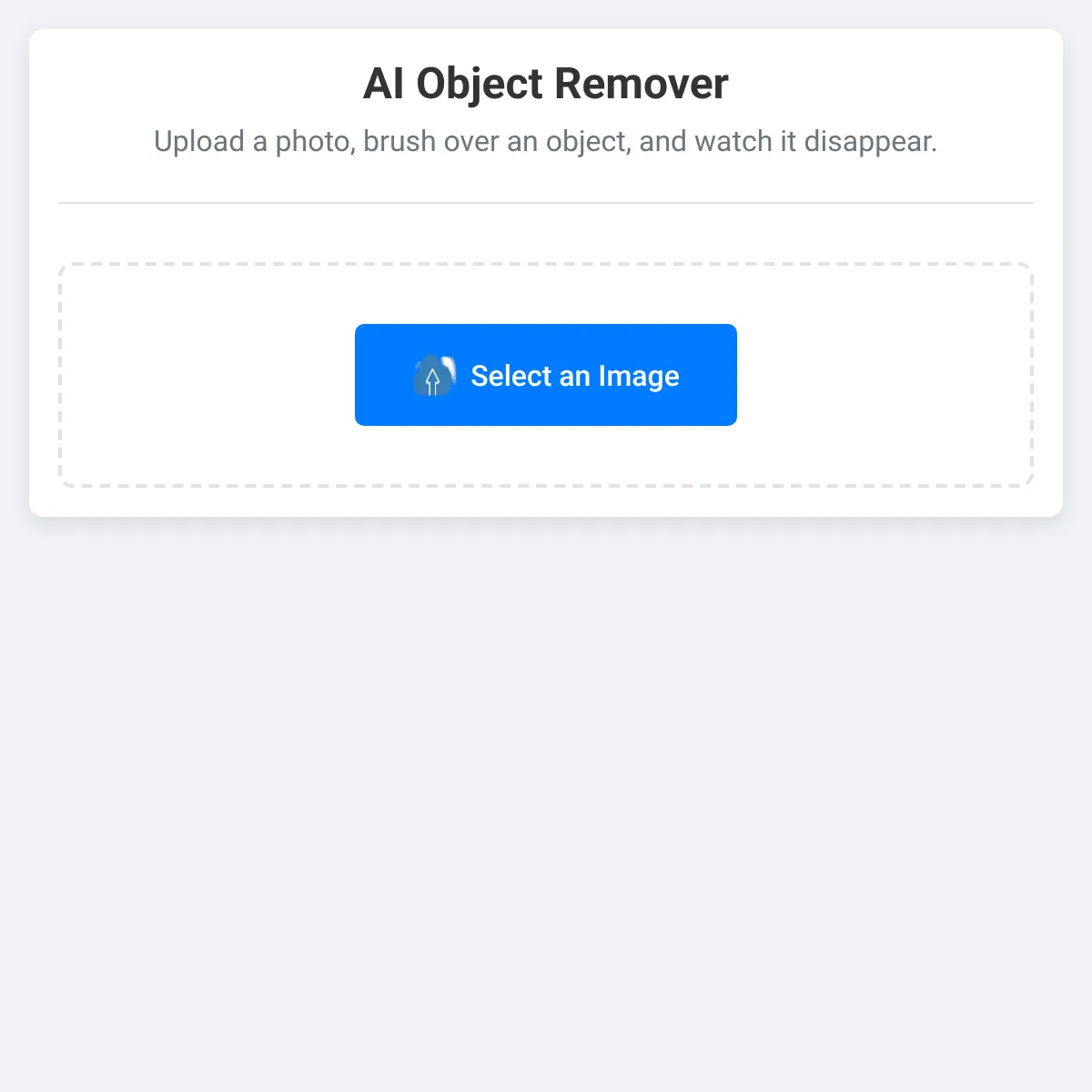 AI Object Remover