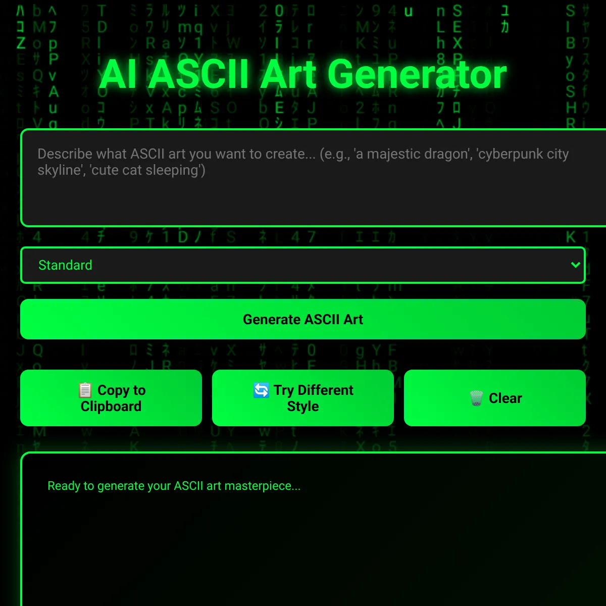 ASCII Art Generator