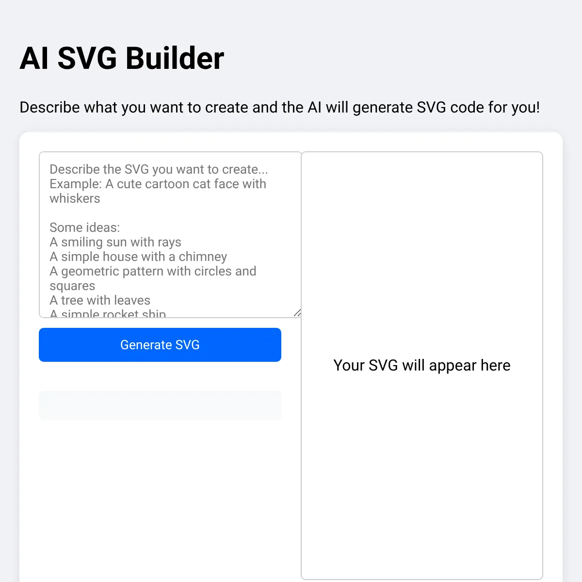AI SVG Builder