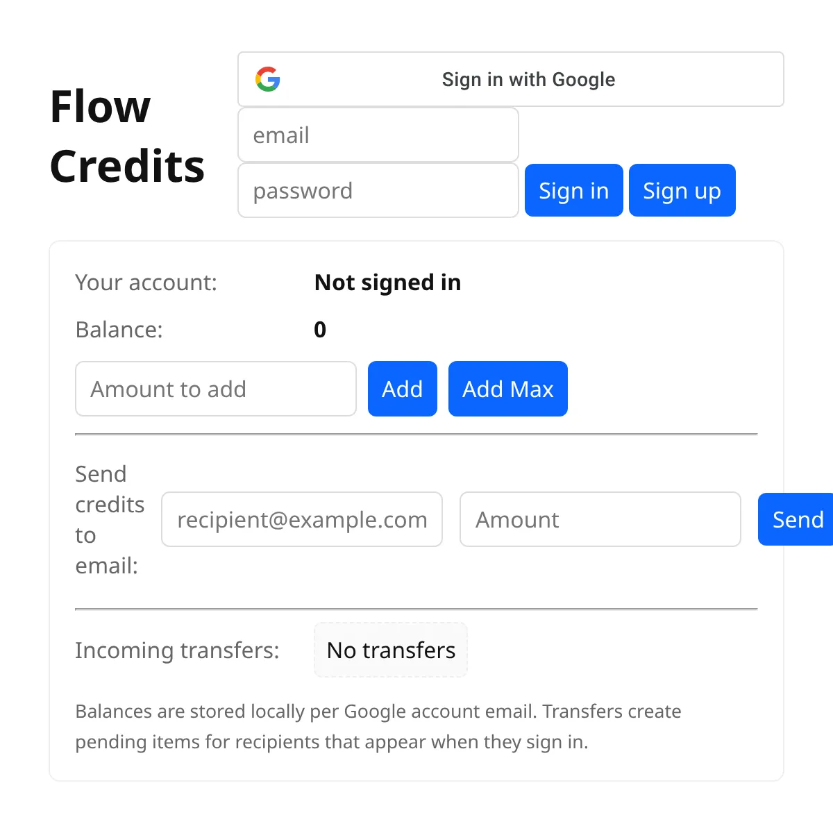 Flow Credits