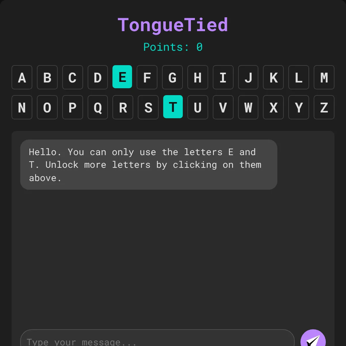 Letter Unlock AI Chat