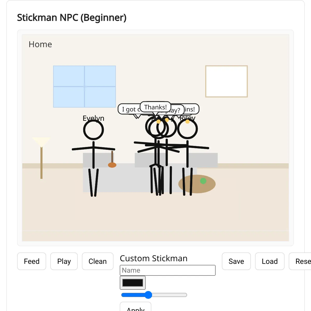 NPC Stickman Care