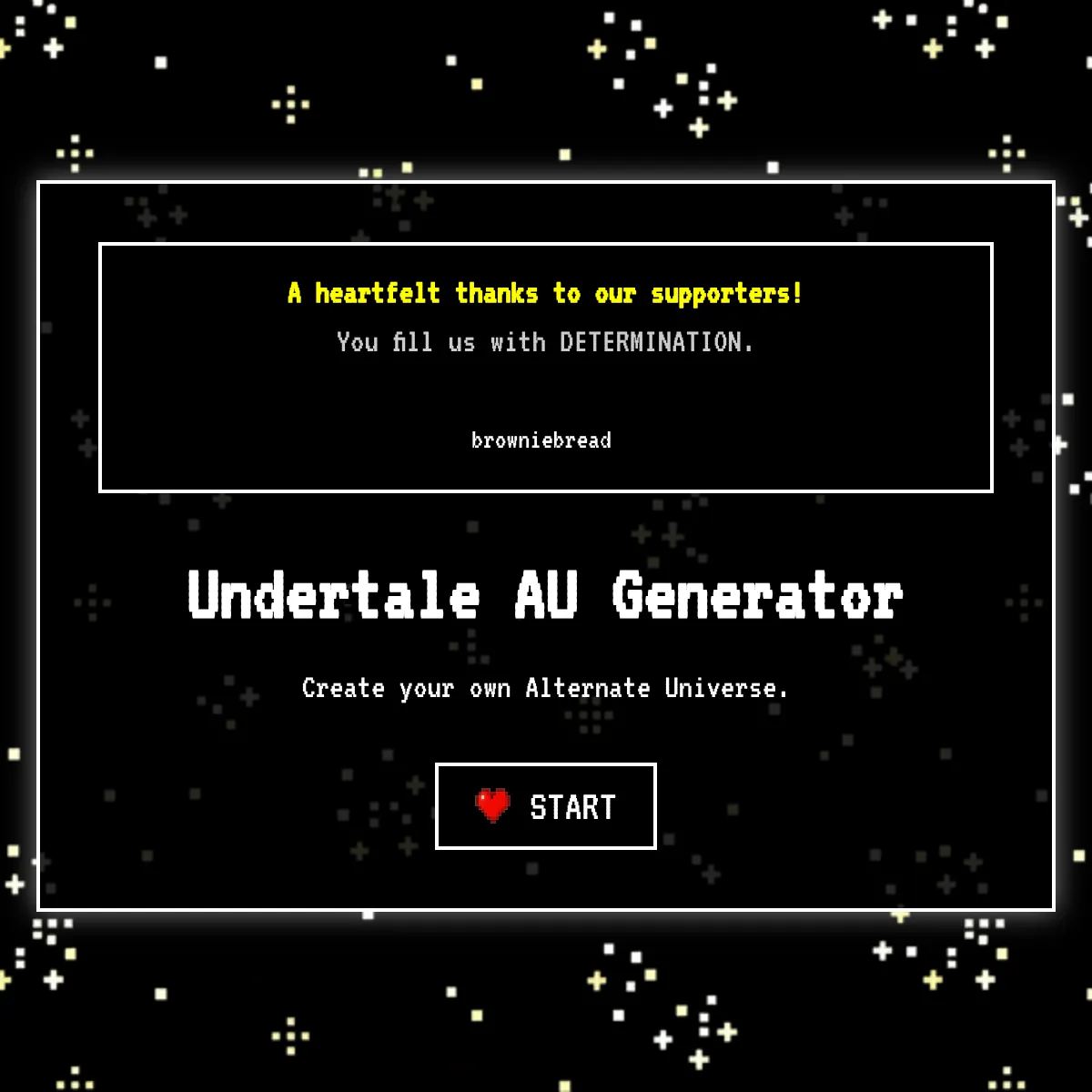 Undertale AU Generator
