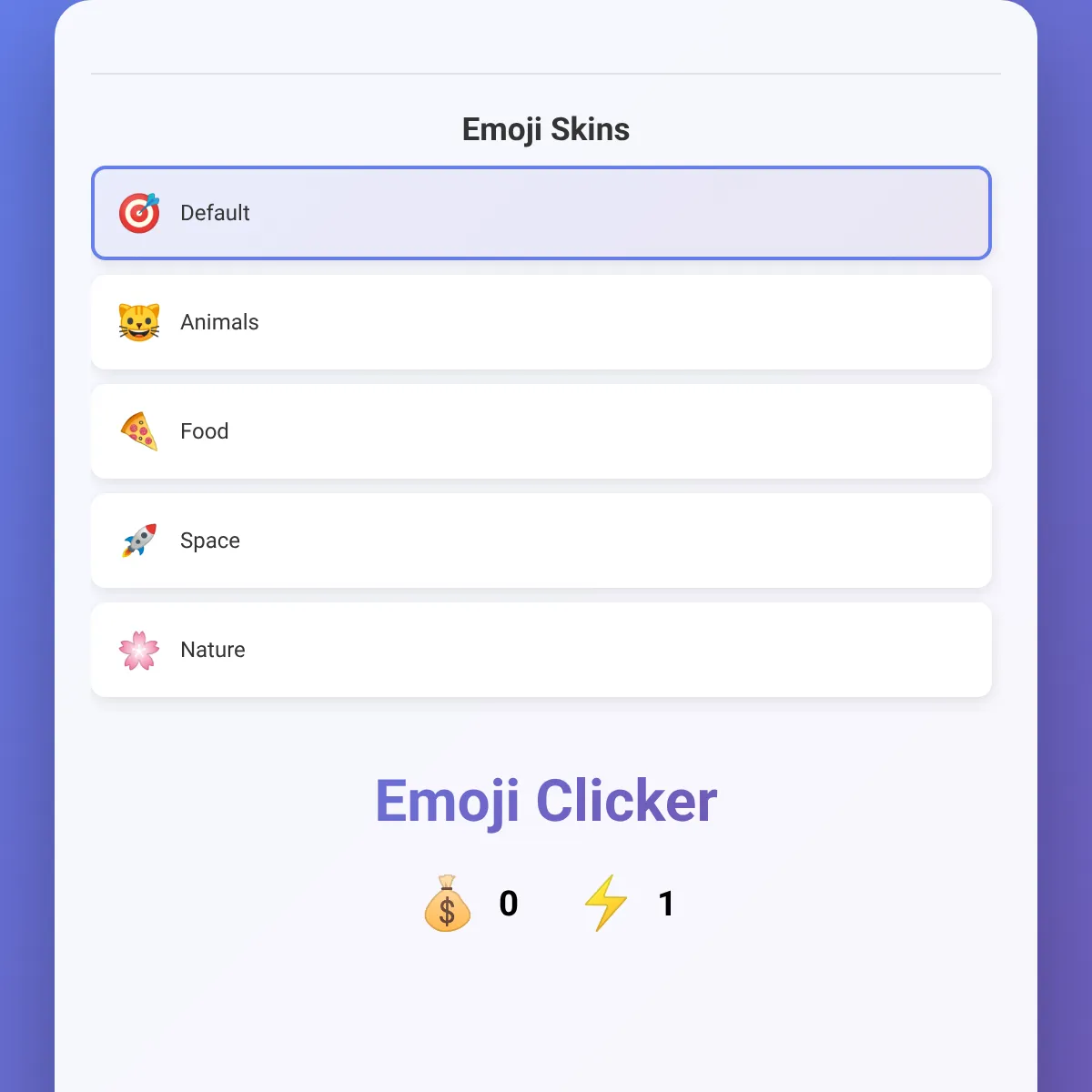 Emoji Clicker