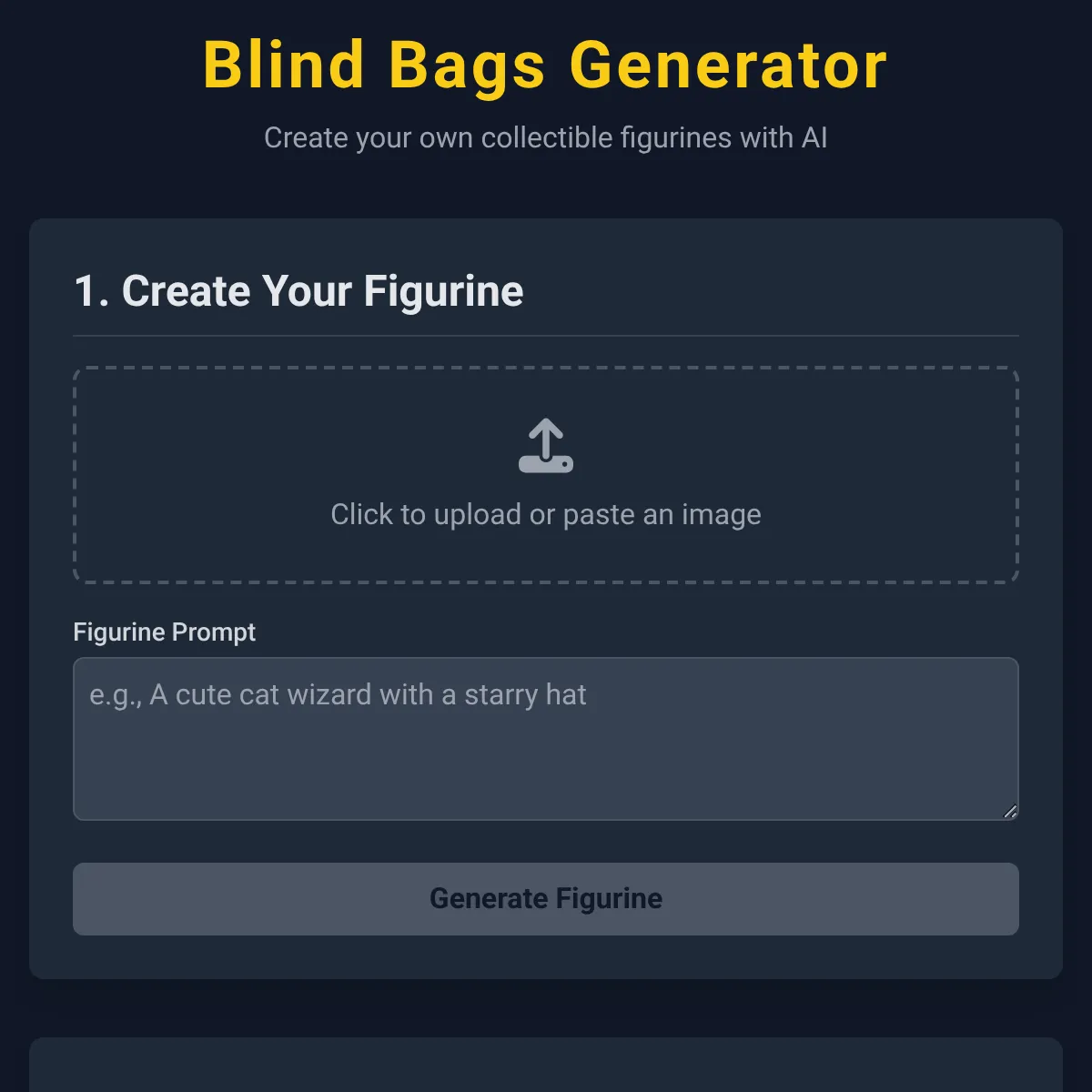 Blind Bags Generator