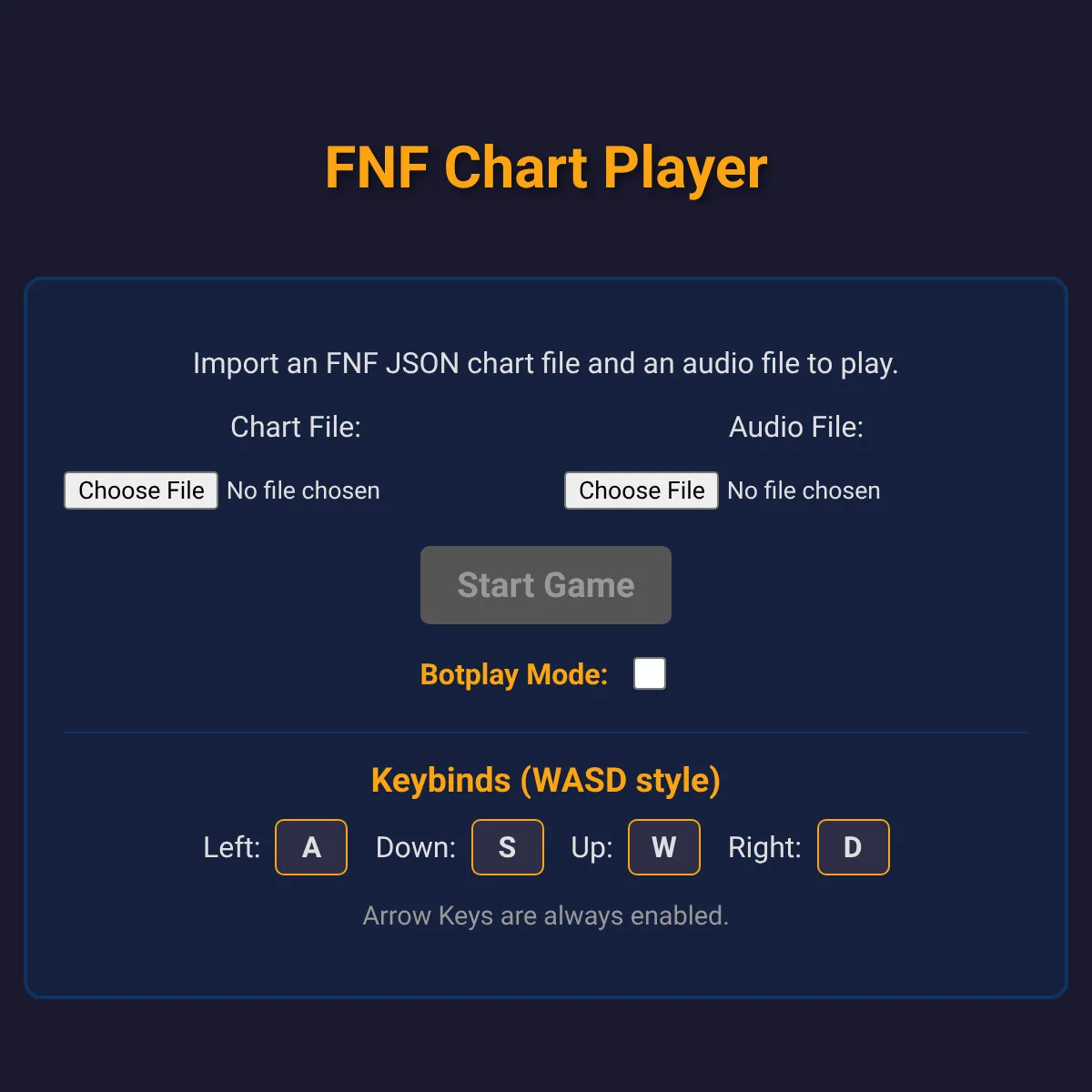 FNF Chart Player
