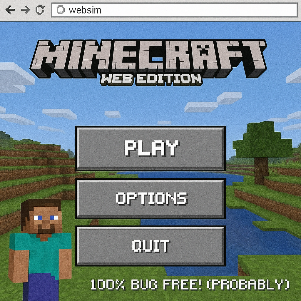 Minecraft: Web Edition
