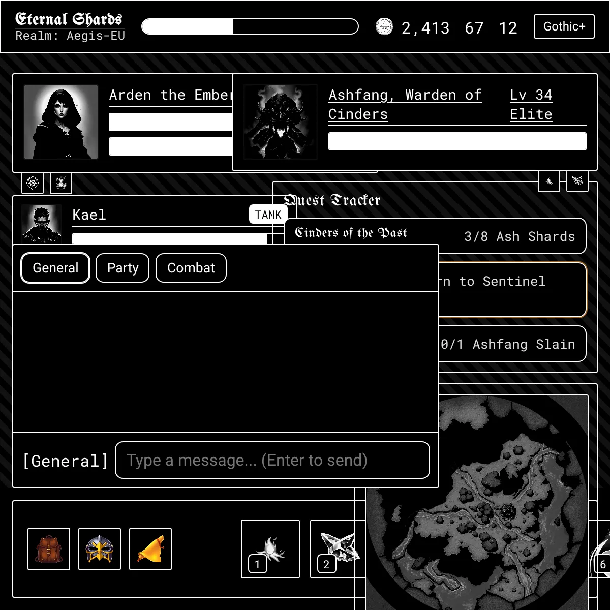Eternal Shards — UI Mock