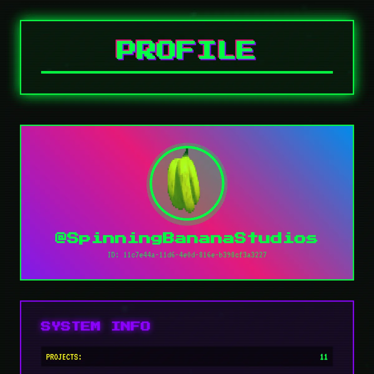 Retro Websim Profile