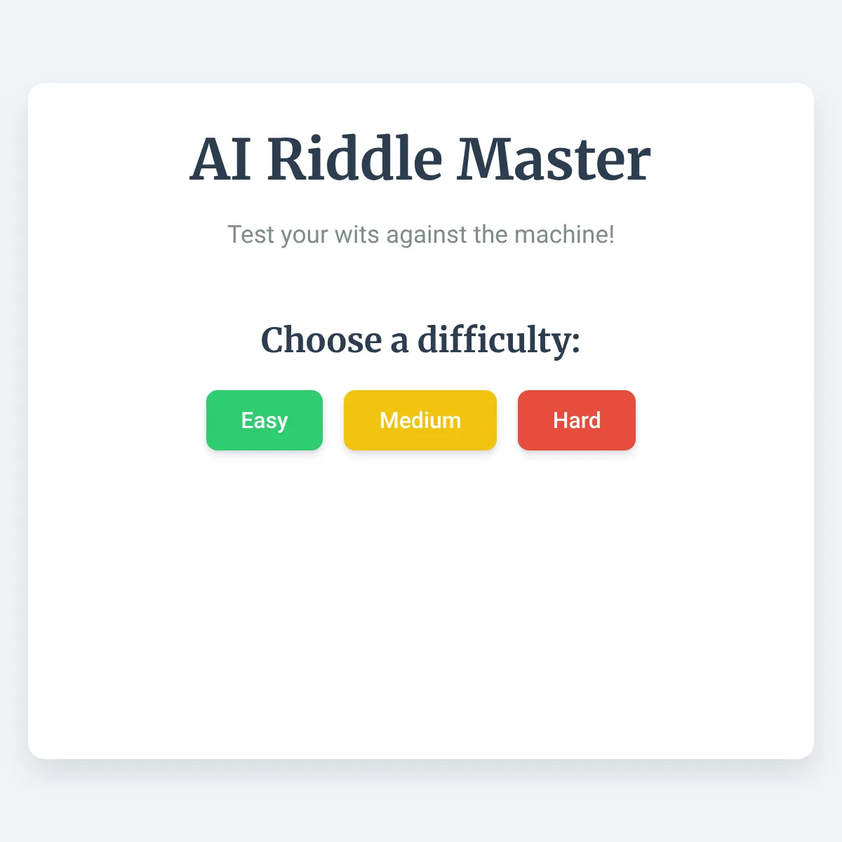 AI Riddle Master
