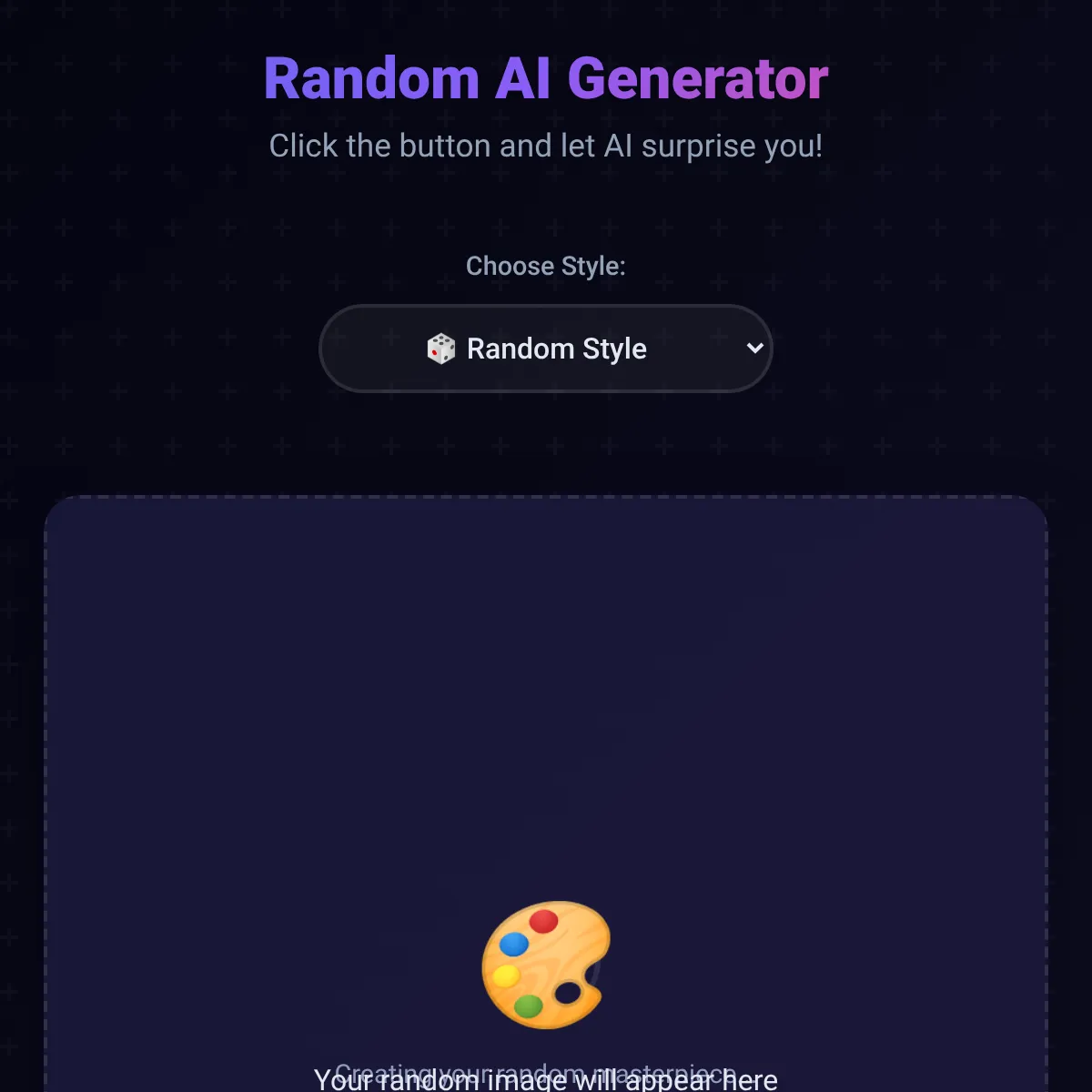 Random AI Image Generator