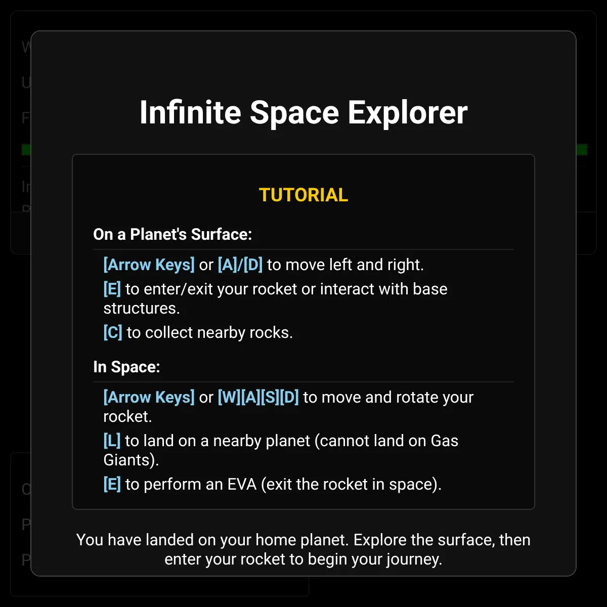 Infinite Space Explorer (NEW UPDATE!)