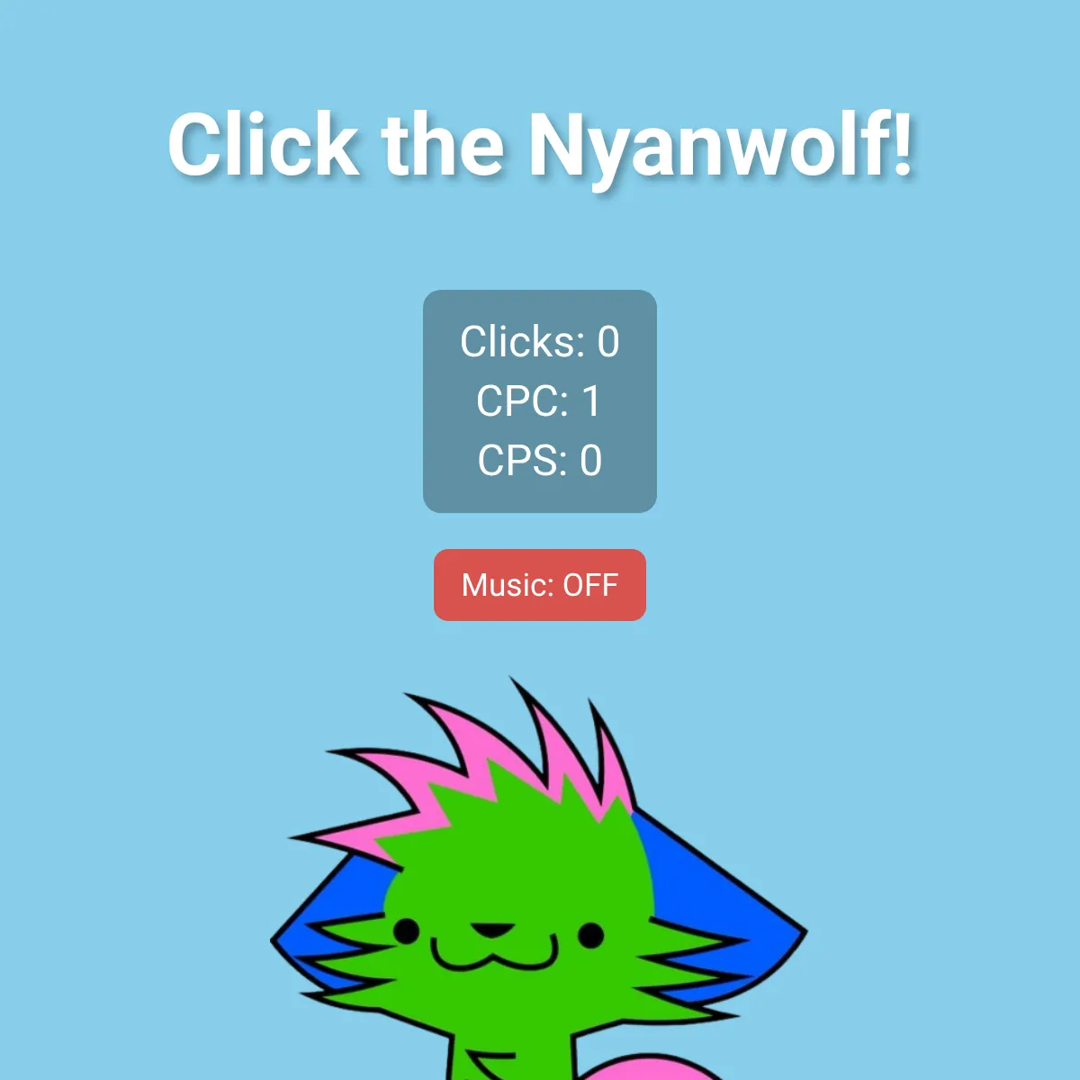 Nyanwolf Clicker