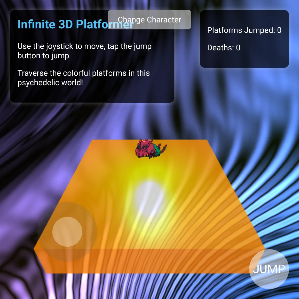 Infinite 3D Platformer - Mobile Version