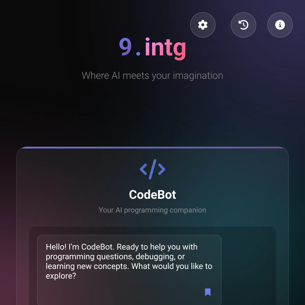9.intg- AI Chatbots (Alpha V2.023)