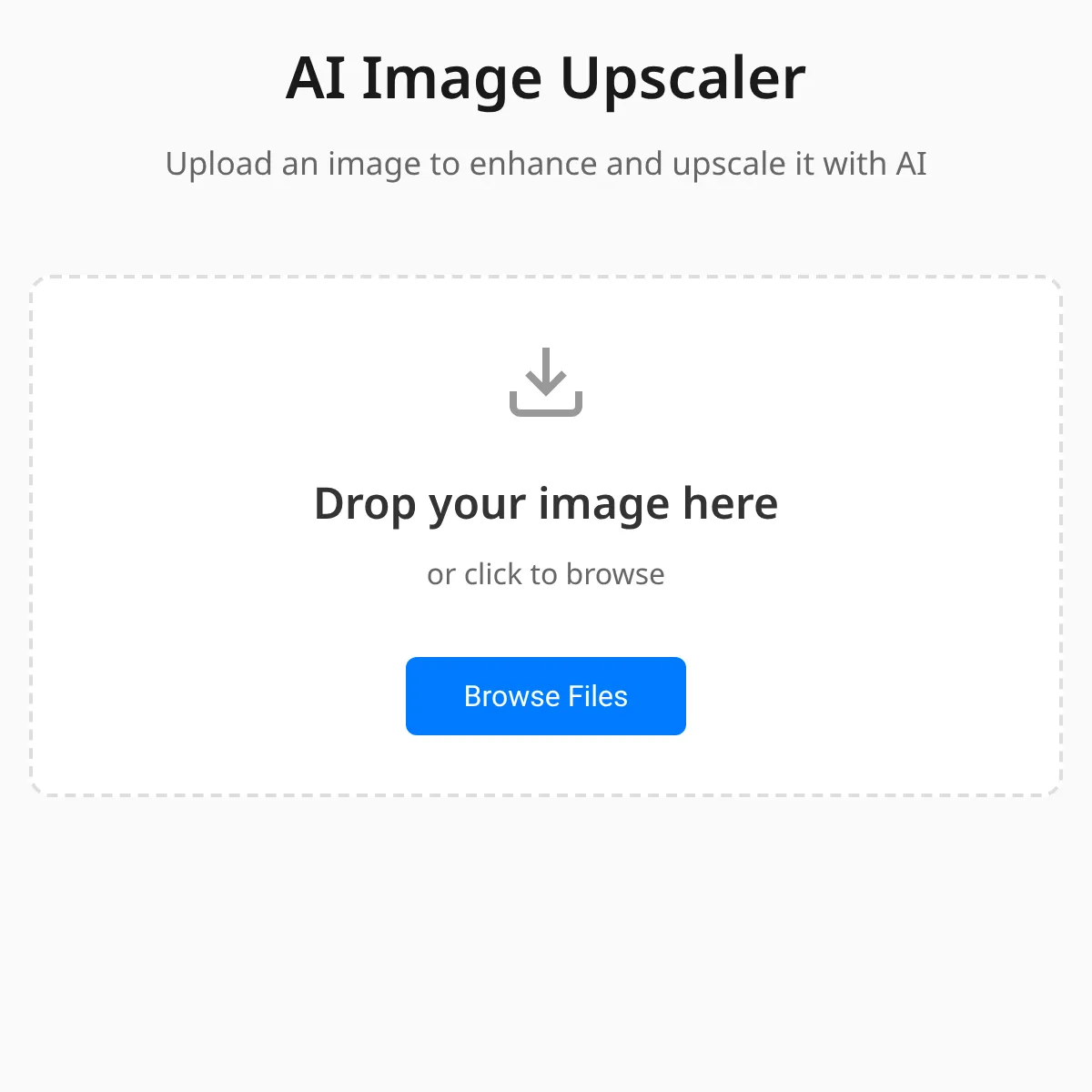AI Image Upscaler