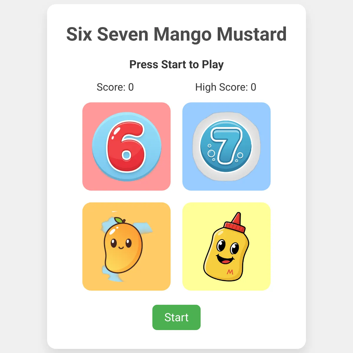 Six Seven Mango Mustard