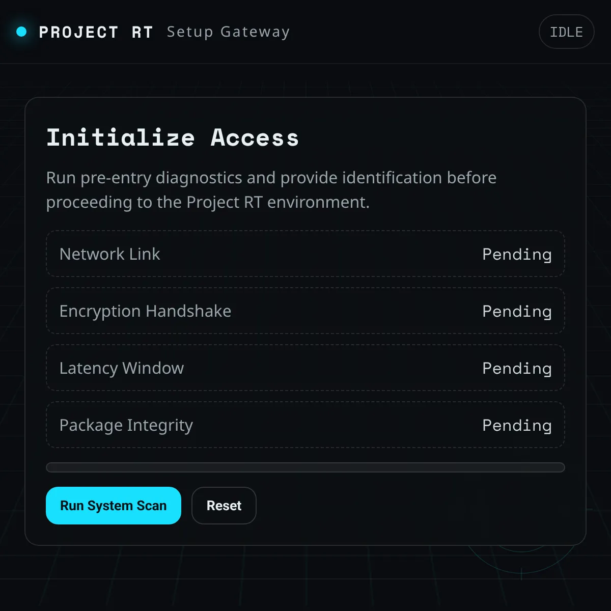 Project Rt Setup Gateway