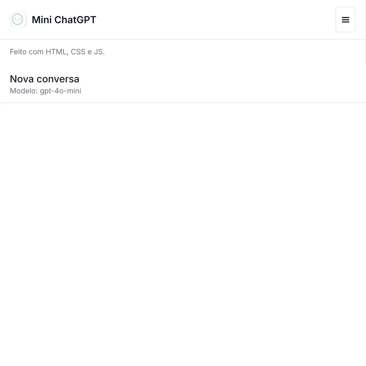 Mini ChatGPT