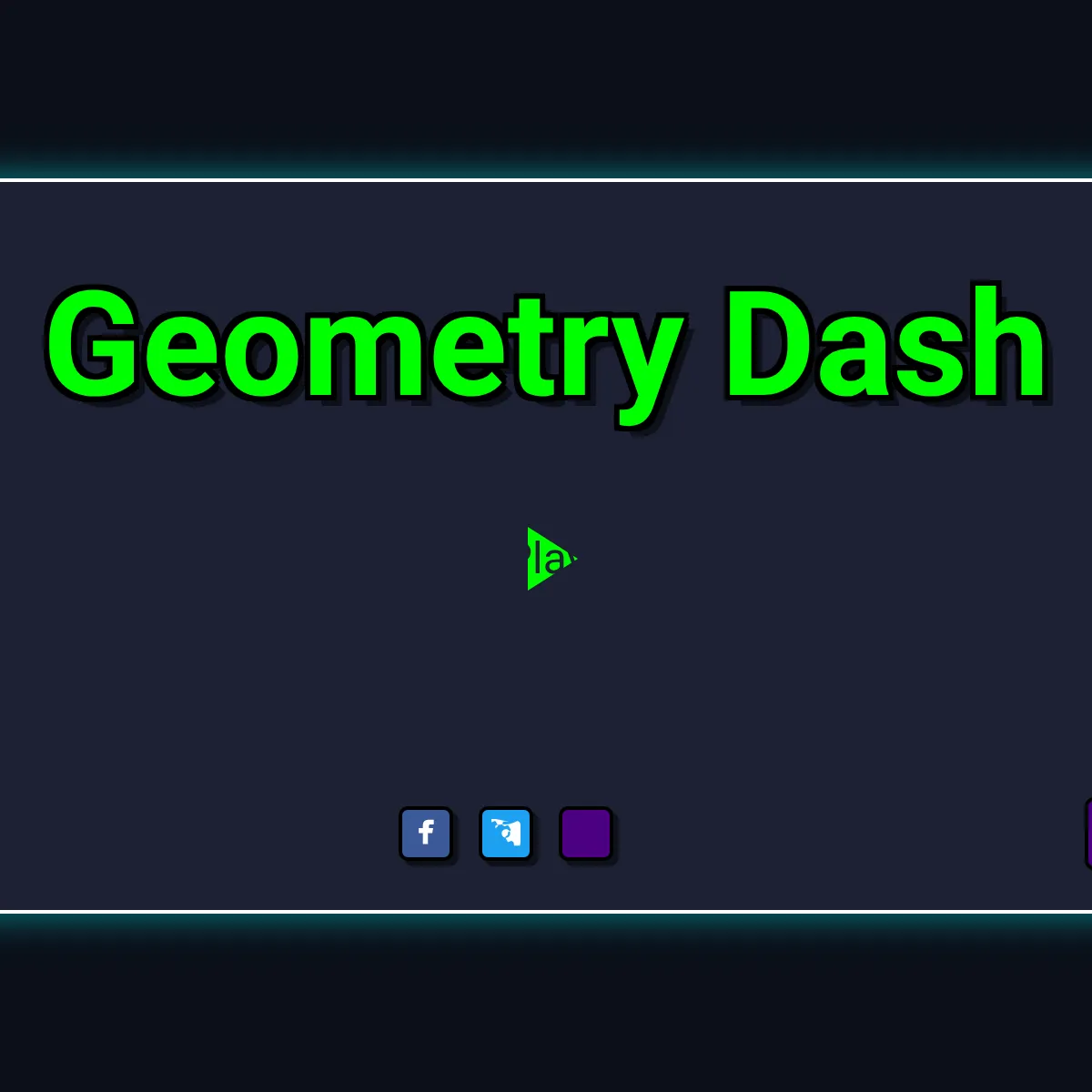 Geometry Dash Clone