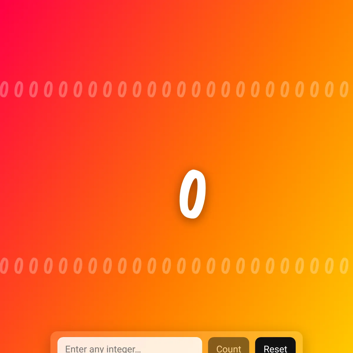2D Counting Experiment