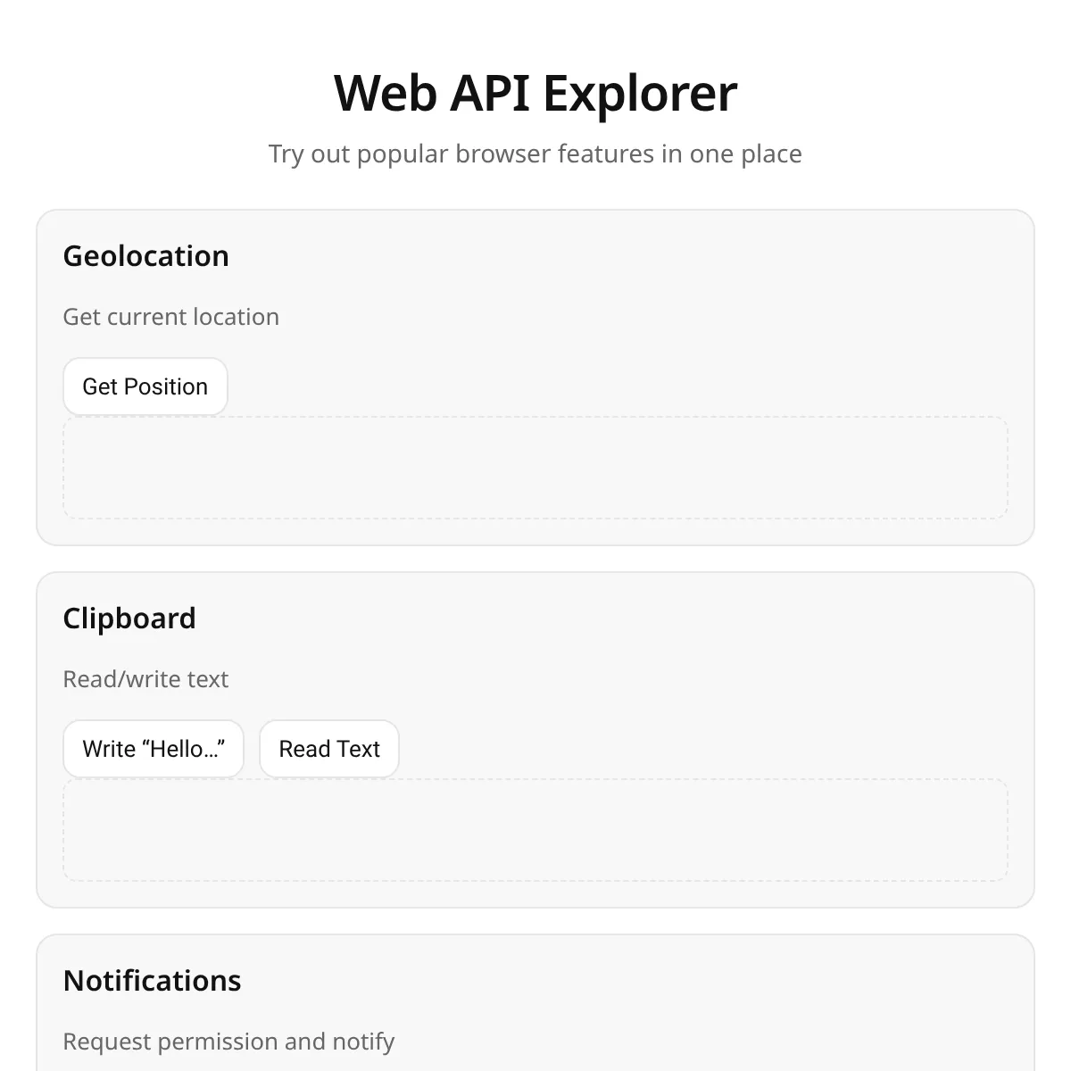 Web API Explorer