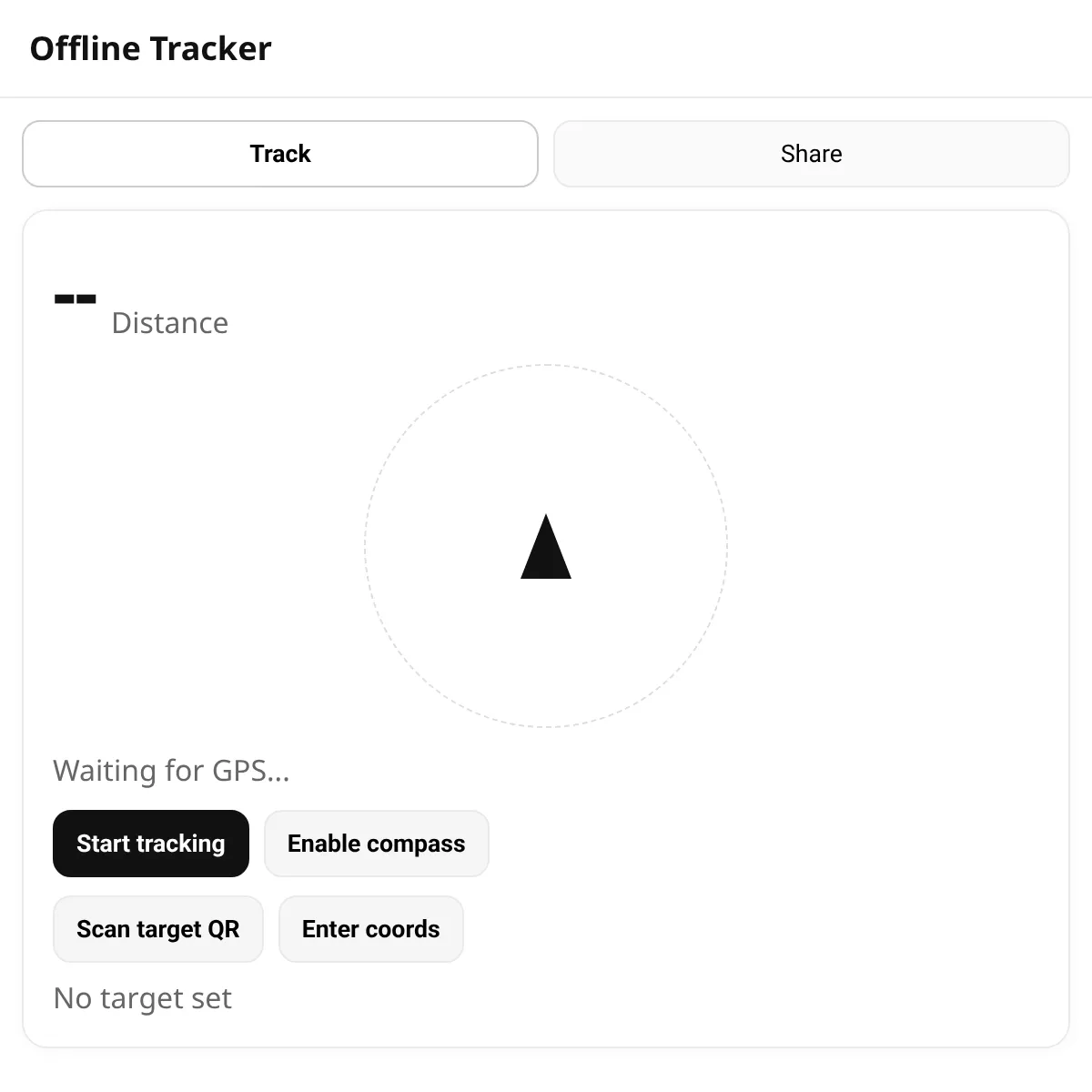 Offline Tracker