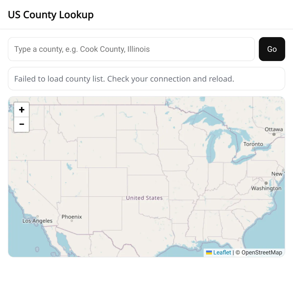 US County Lookup