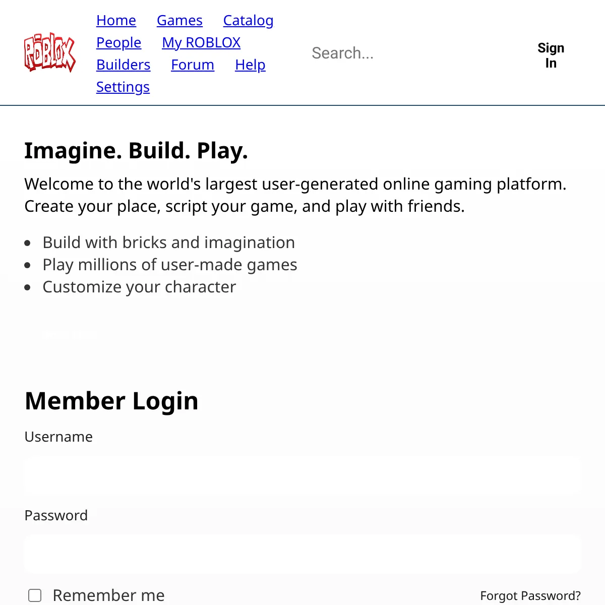 ROBLOX (2008 Recreation)