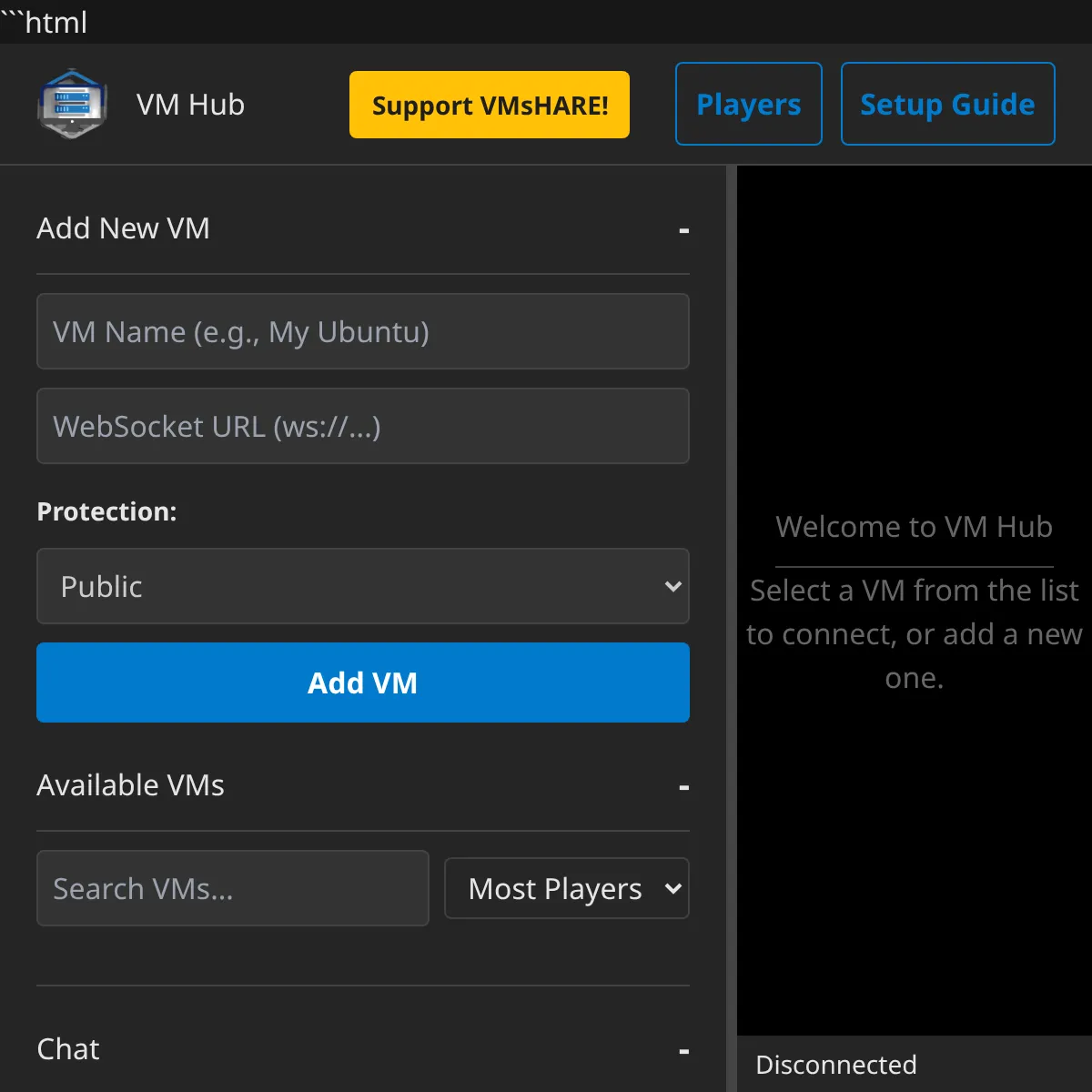 VM Hub