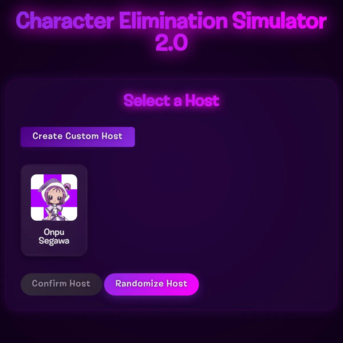 Character Elimination Simulator 2.0