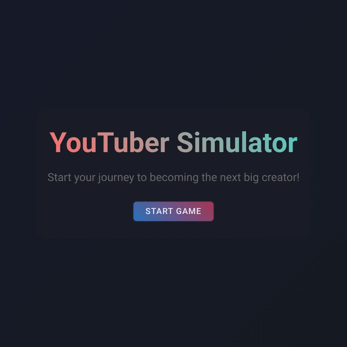 YouTuber Simulator