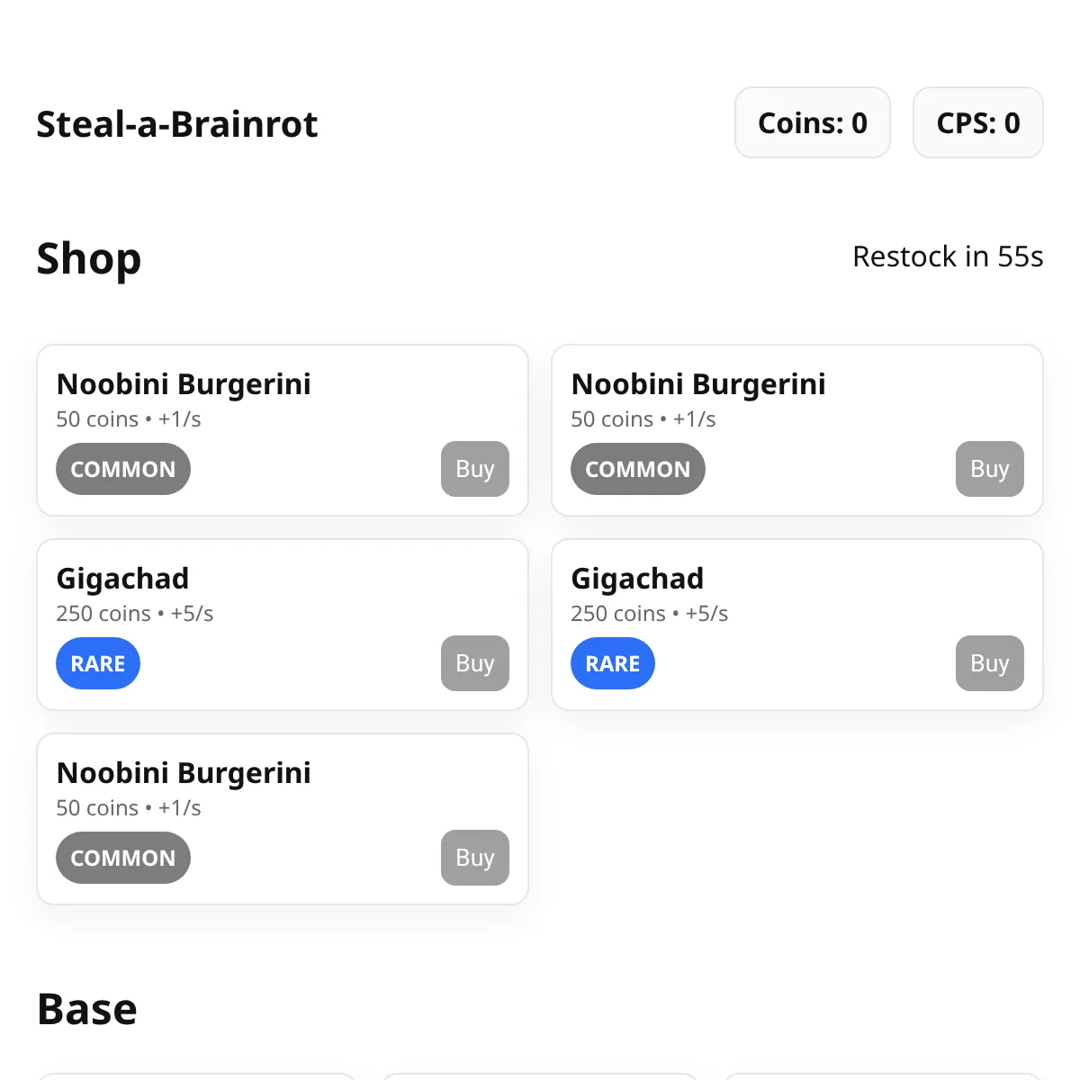 Steal-a-Brainrot - Mini Idle Shop