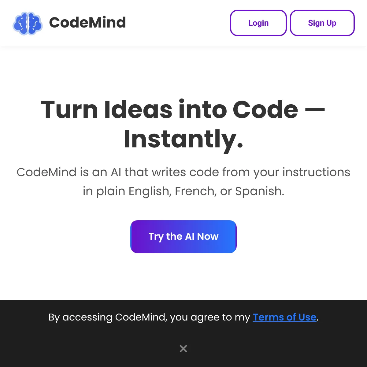CodeMind - Turn Ideas into Code Instantly