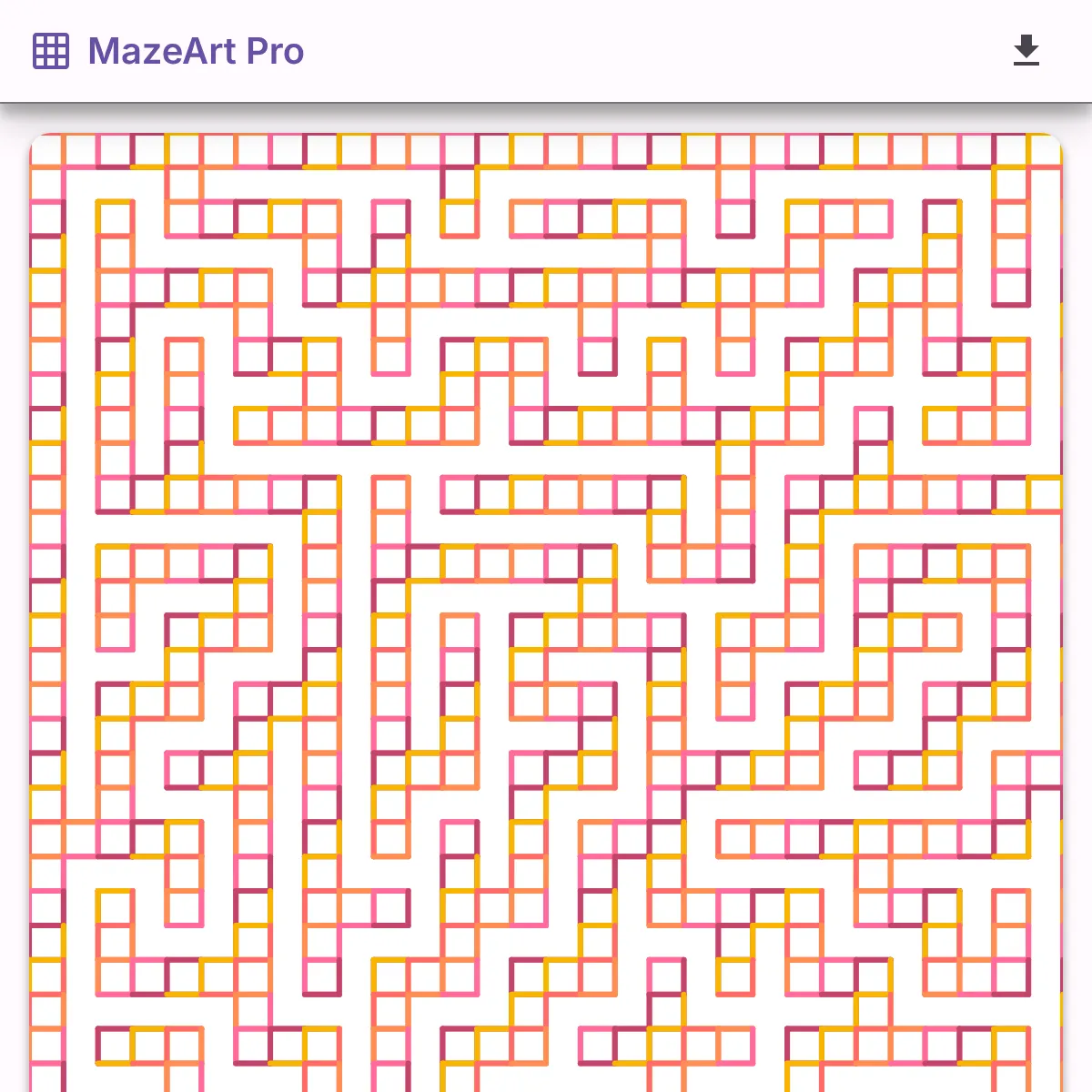 MazeArt Pro - Generative Maze Art Studio